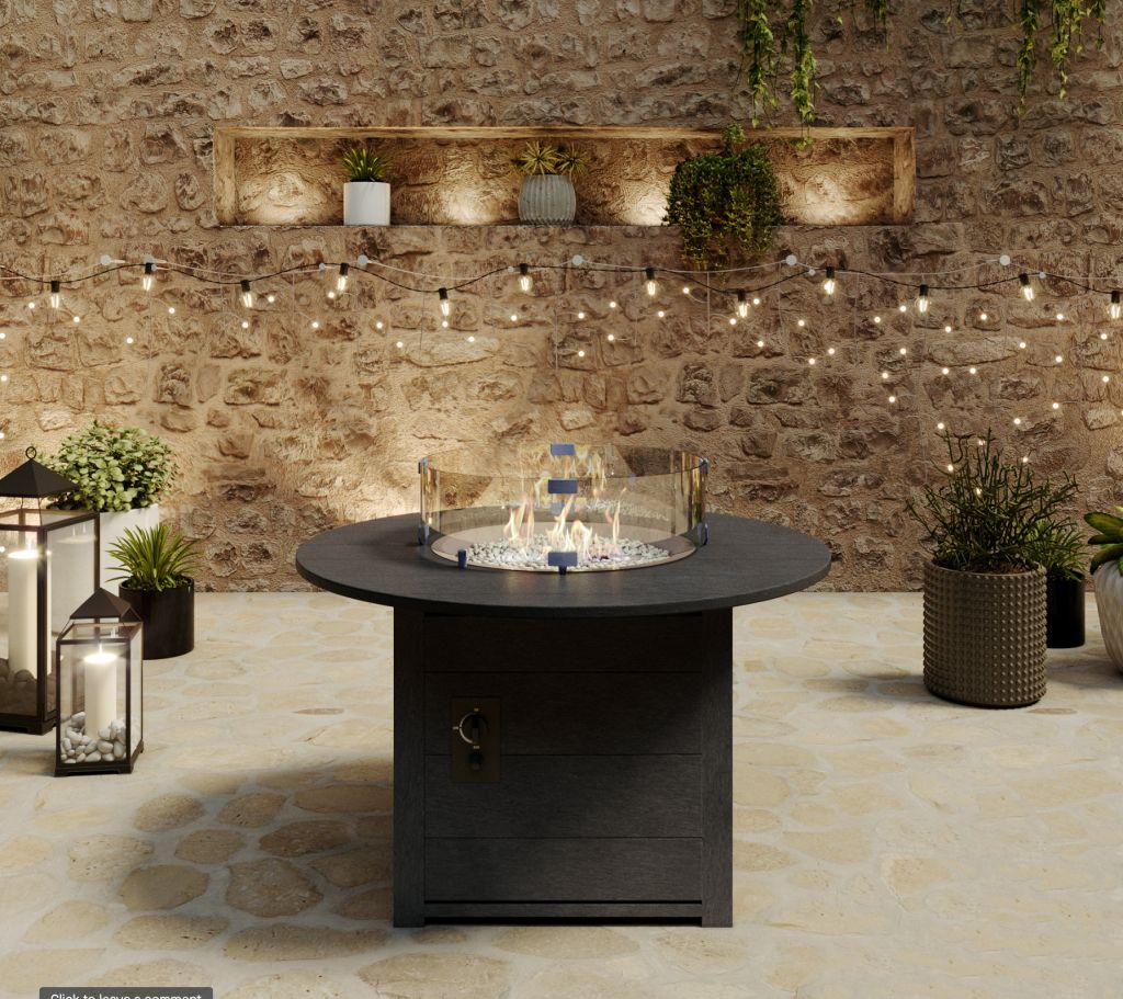 46" Round Fire Table - C.R. Plastics