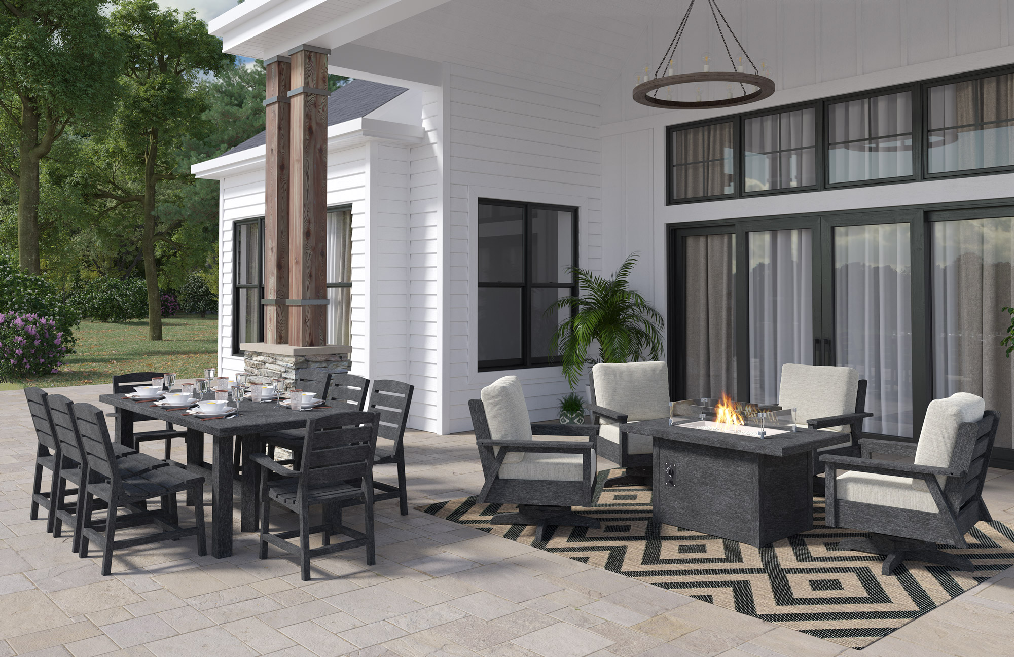 Napa Dining Table - C.R. Plastics